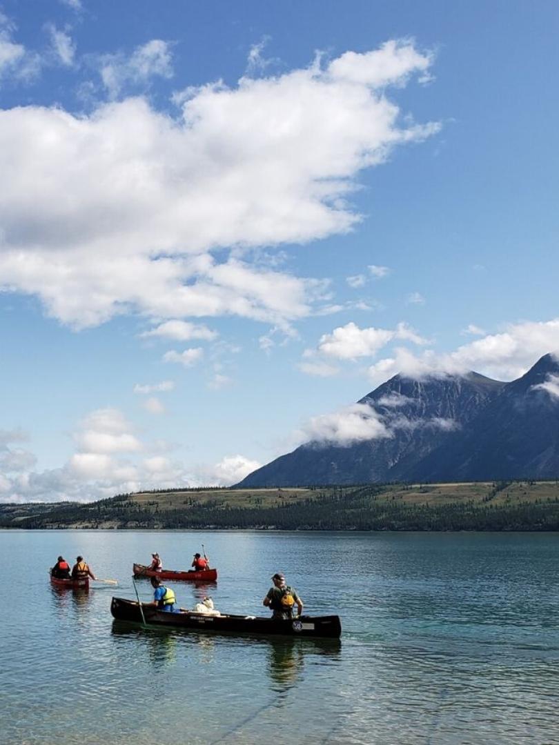 Full day Canoe trip: Kusawa Lake to Mendenhall | Travel Yukon - Yukon ...